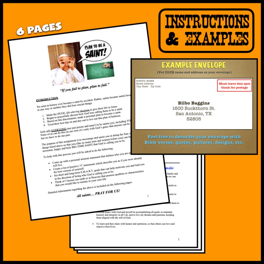 The Saints – CATHOLIC RELIGION TEACHER