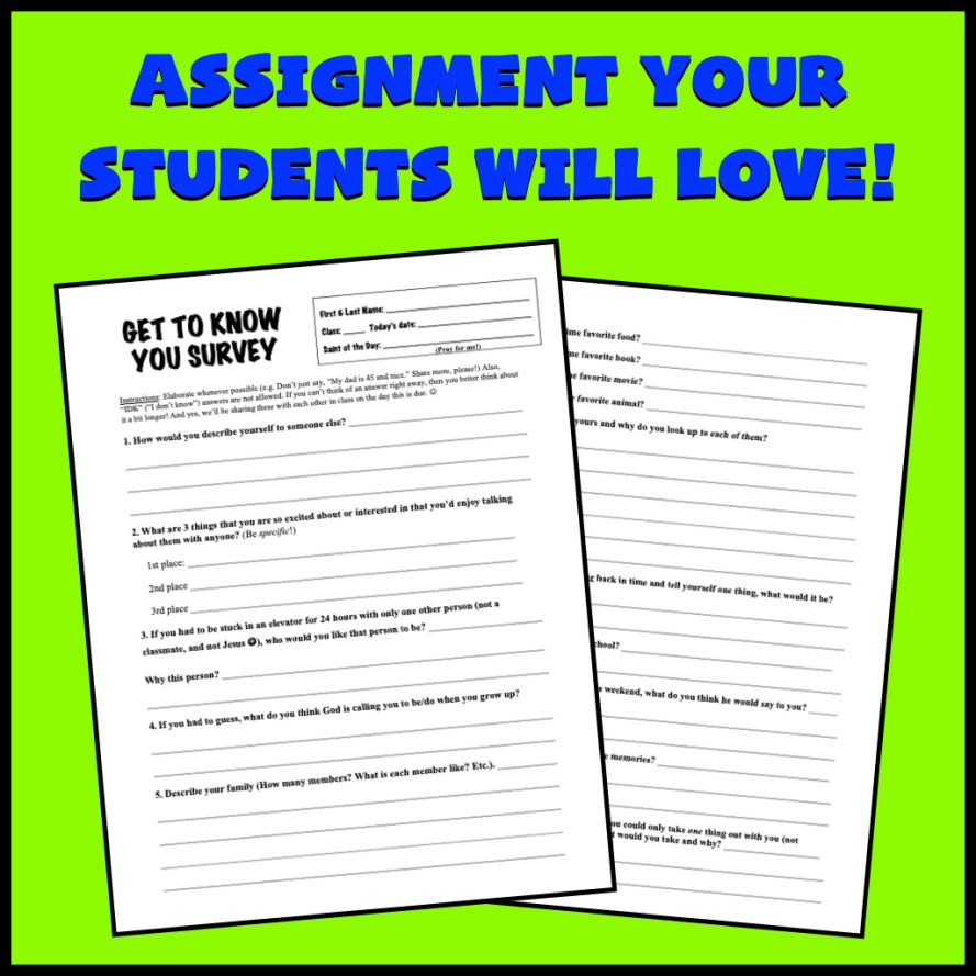 Games and Activities – CATHOLIC RELIGION TEACHER