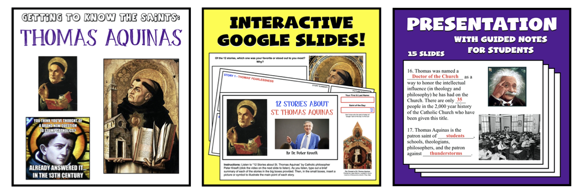 St. Thomas Aquinas, the “Dumb Ox” – CATHOLIC RELIGION TEACHER