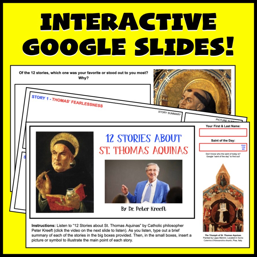 The Saints – CATHOLIC RELIGION TEACHER