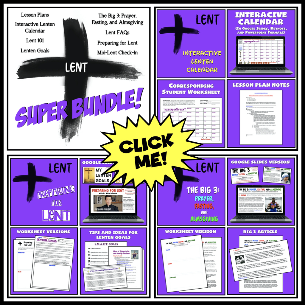 Lent – CATHOLIC RELIGION TEACHER