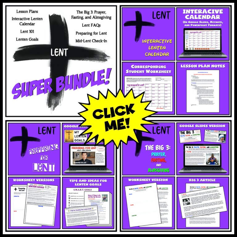 Lent – CATHOLIC RELIGION TEACHER