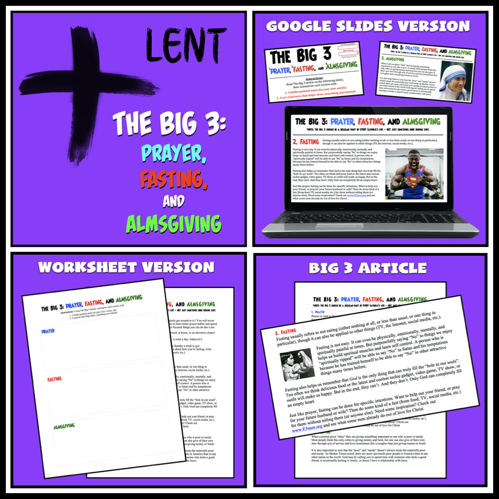 Lent – CATHOLIC RELIGION TEACHER